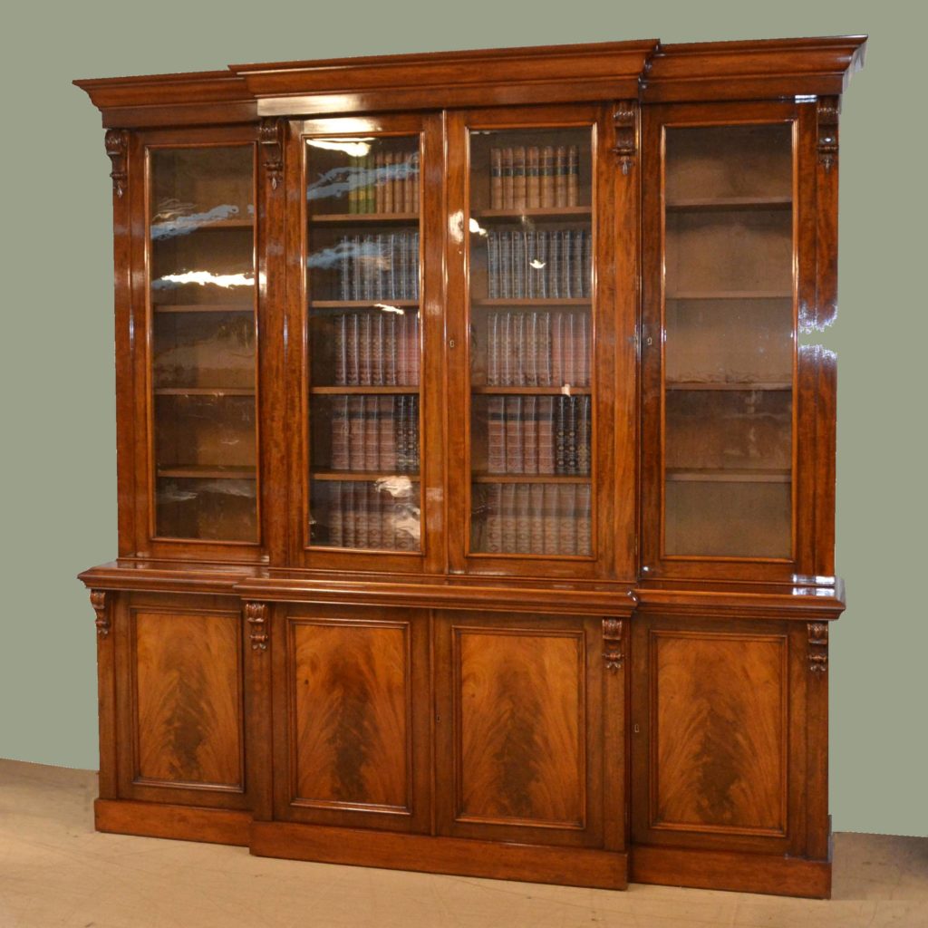 Antique Library Bookcases of Grand Proportions. - Antiques World