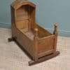 Decorative Georgian Oak Antique Cot / Cradle - Antiques World