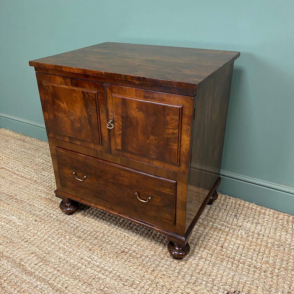 Rare Yew Antique Commode Chest - Antiques World
