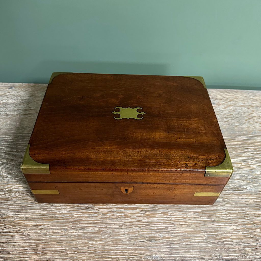 Outstanding Small Antique Writing Box / Slope - Antiques World