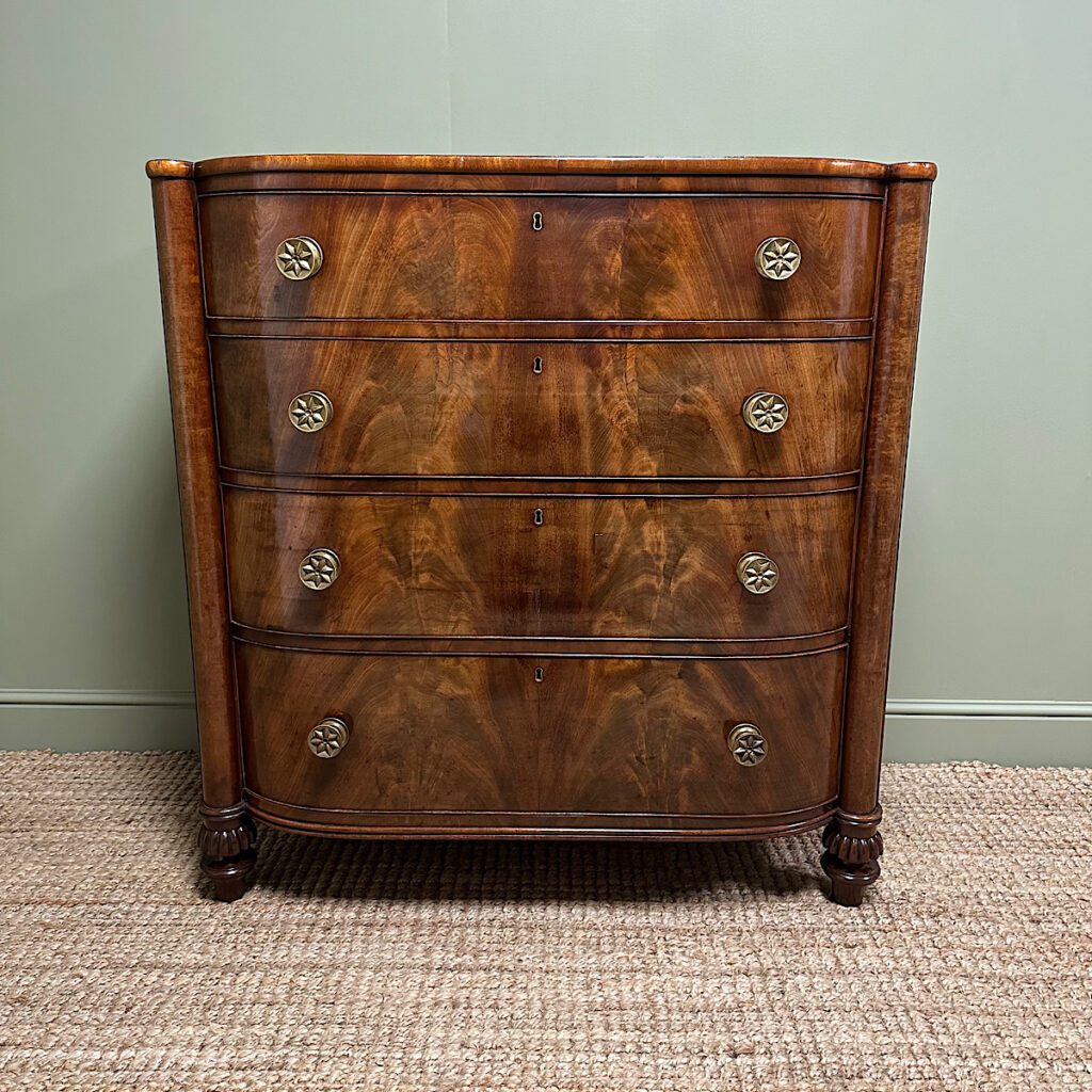 Rare Yew Antique Commode Chest - Antiques World