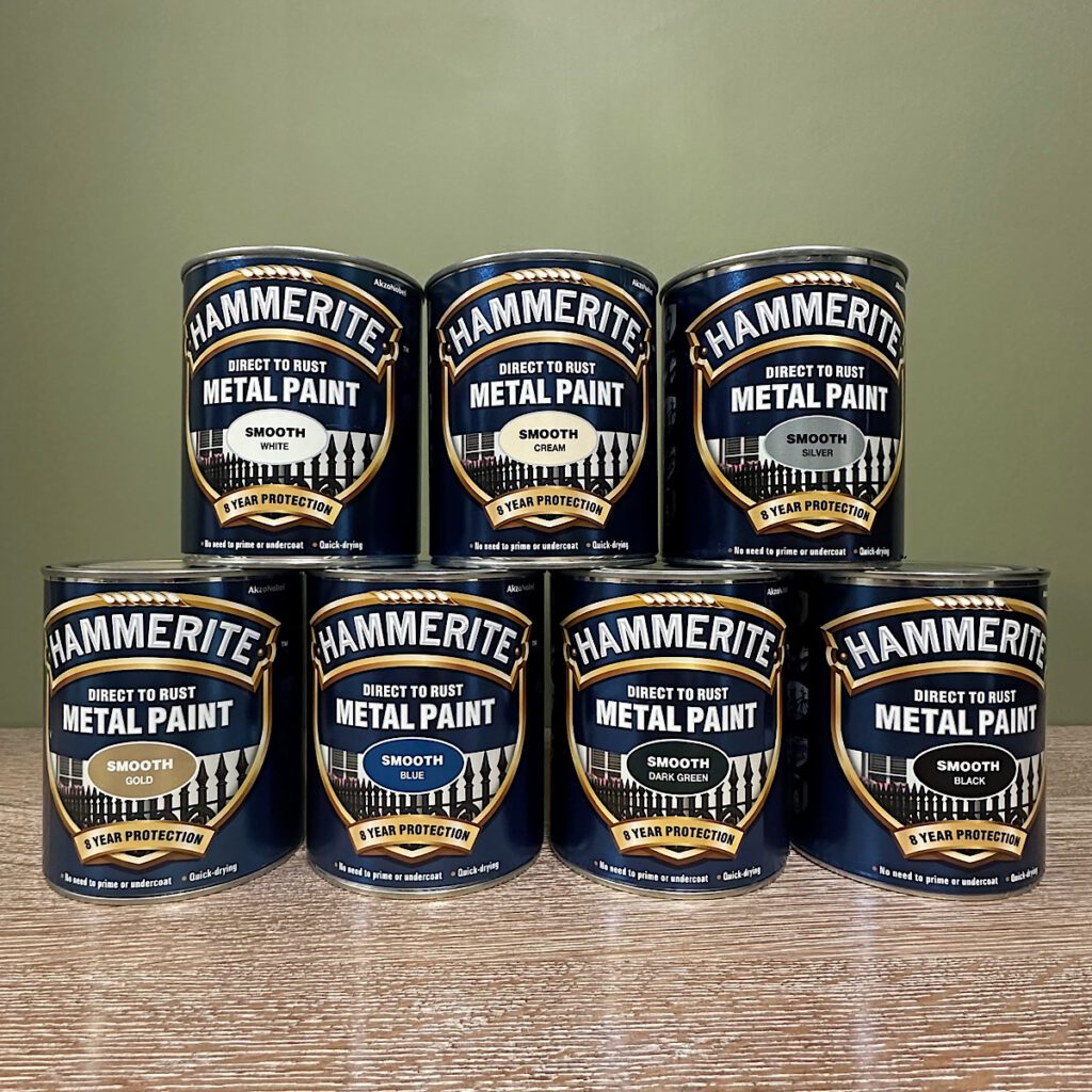 Hammerite Metal Paint | Hammered or Smooth Finish - 750ml - Antiques World