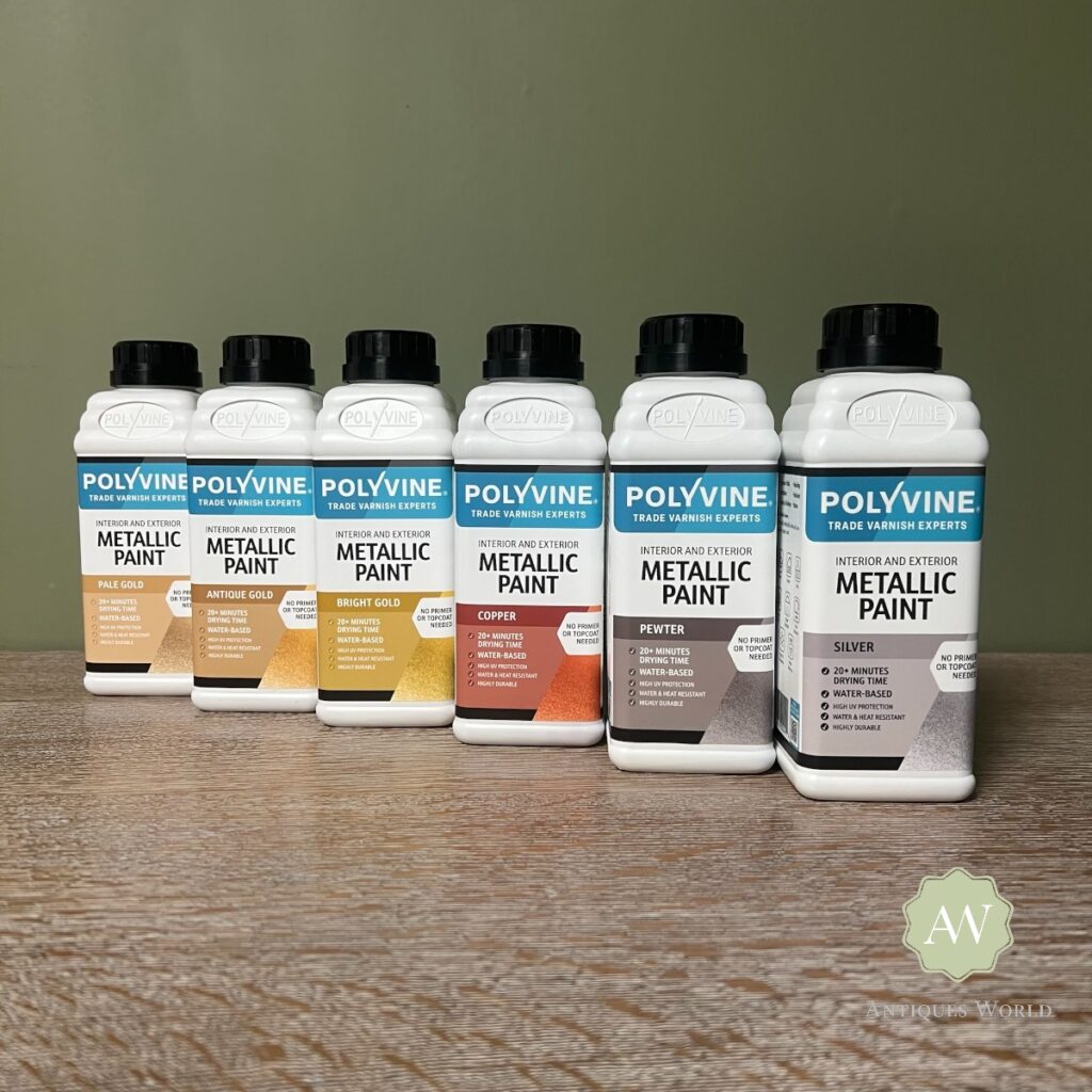 Polyvine Metallic Paint - 500 ml - Antiques World