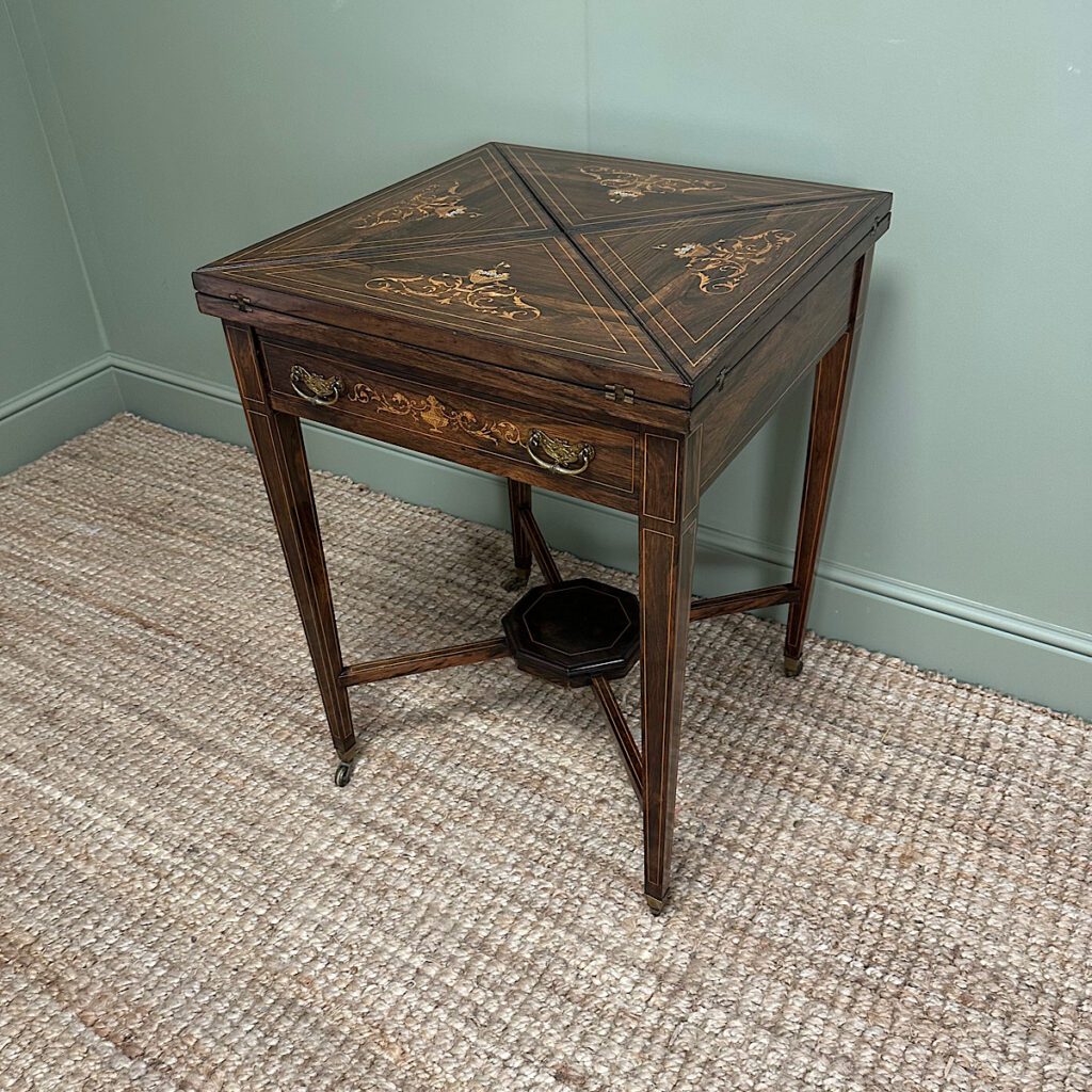 Victorian Games Table for Sale | Victorian Card Table