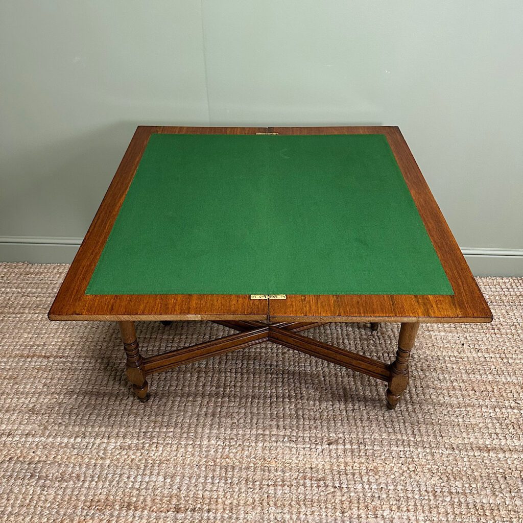 Antique Oak Games Table for Sale | Oak Card Table
